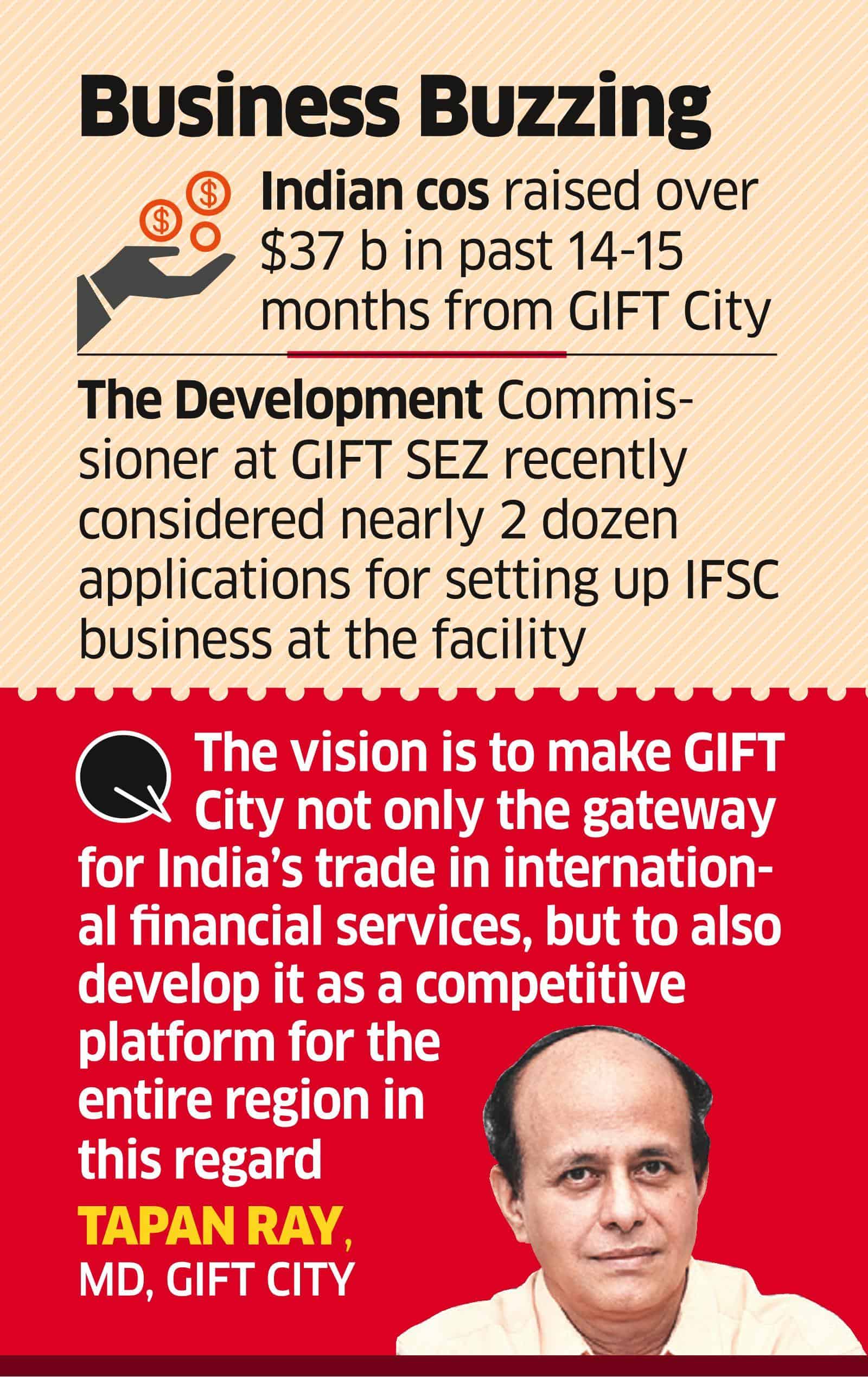 International Financial Services Centre (IFSC) in GIFT city to receive ...