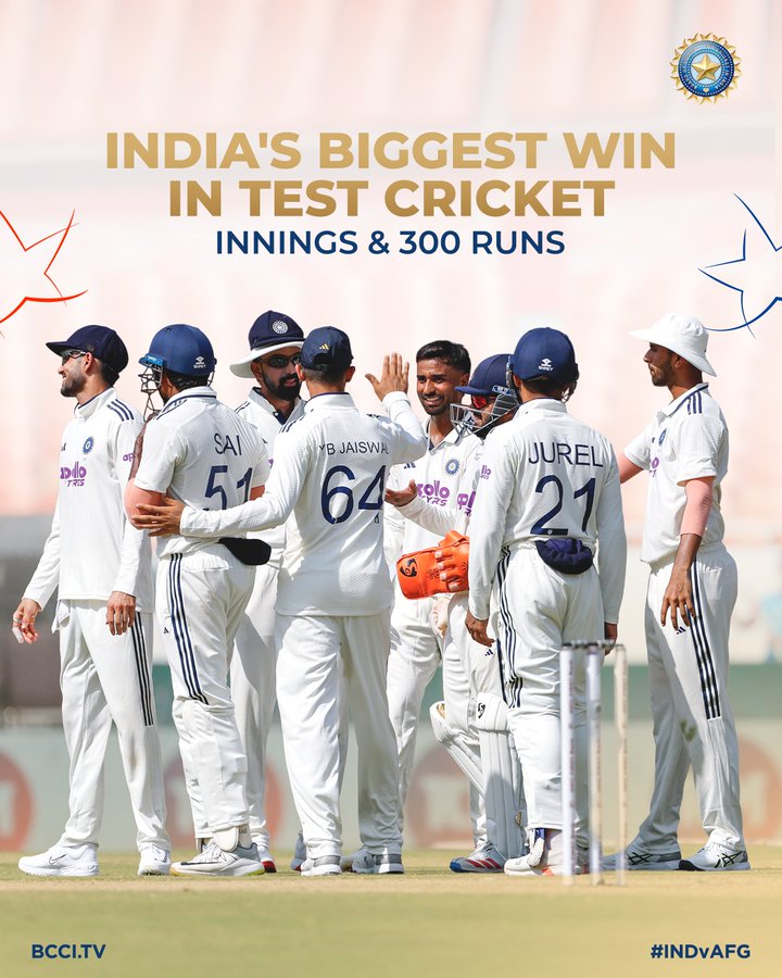 India’s Biggest Test Win Ever: Dream Debut for Manav Suthar as ...